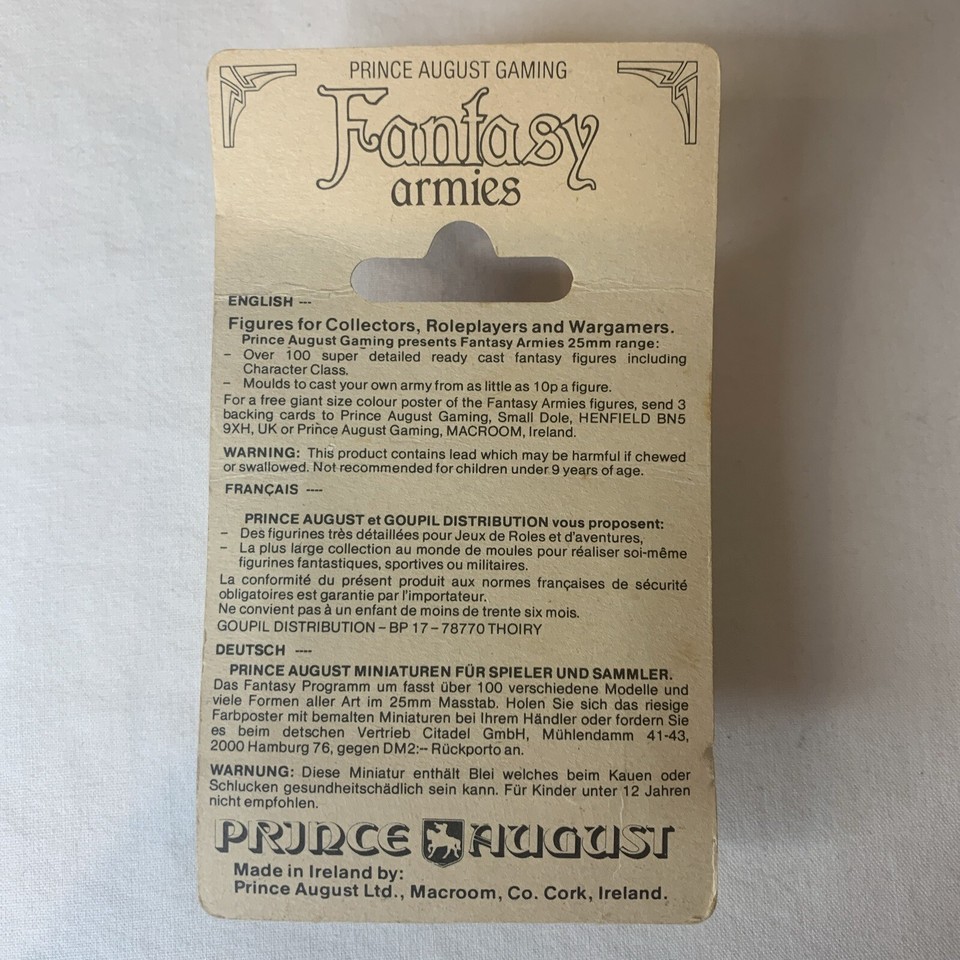 Prince August Fantasy Armies RM3/MS1 MINOTAUR Metal Miniature NEW | eBay