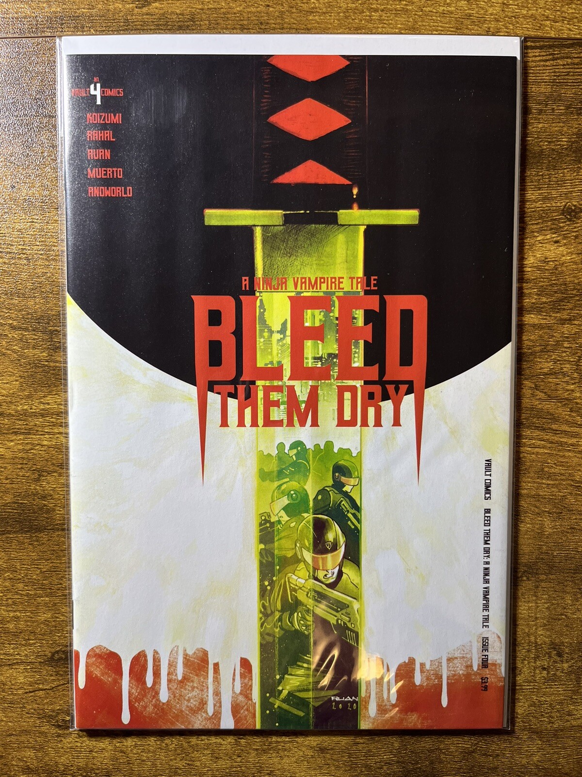 BLEED THEM DRY 4 NM DIKE RUAN COVER HORROR VAULT COMICS 2020 | eBay