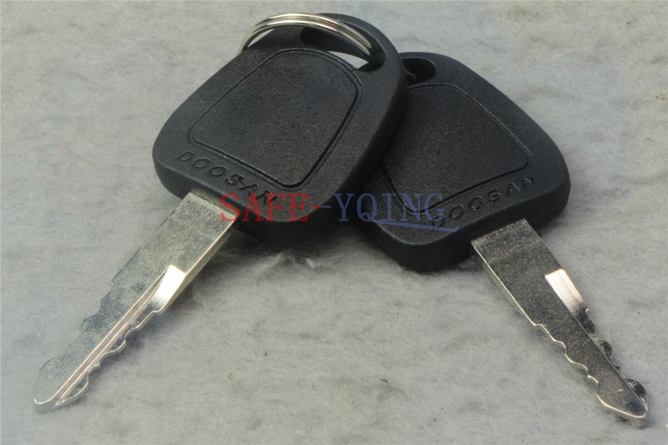 2PCS New keys D100 fits Doosan Daewoo DX60 Excavator Heavy Equipment ...
