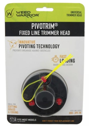 New - Weed Warrior PIVOTRIM Fixed Line Universal Trimmer Head .080" to ...