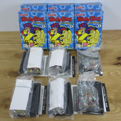 Wacky Races Vehicle mini Figure Vol.1 Full Set of 6 Konami official ...