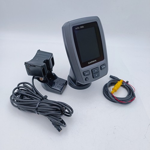Garmin Echo Sonar 300c FishFinder w/ Down Imaging Boat Marine ...