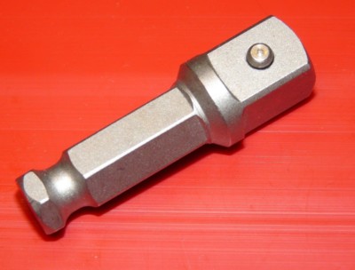 437SH-1/2 7/16 Hex Quick Change x 1/2 Square Impact Socket Adapter ...