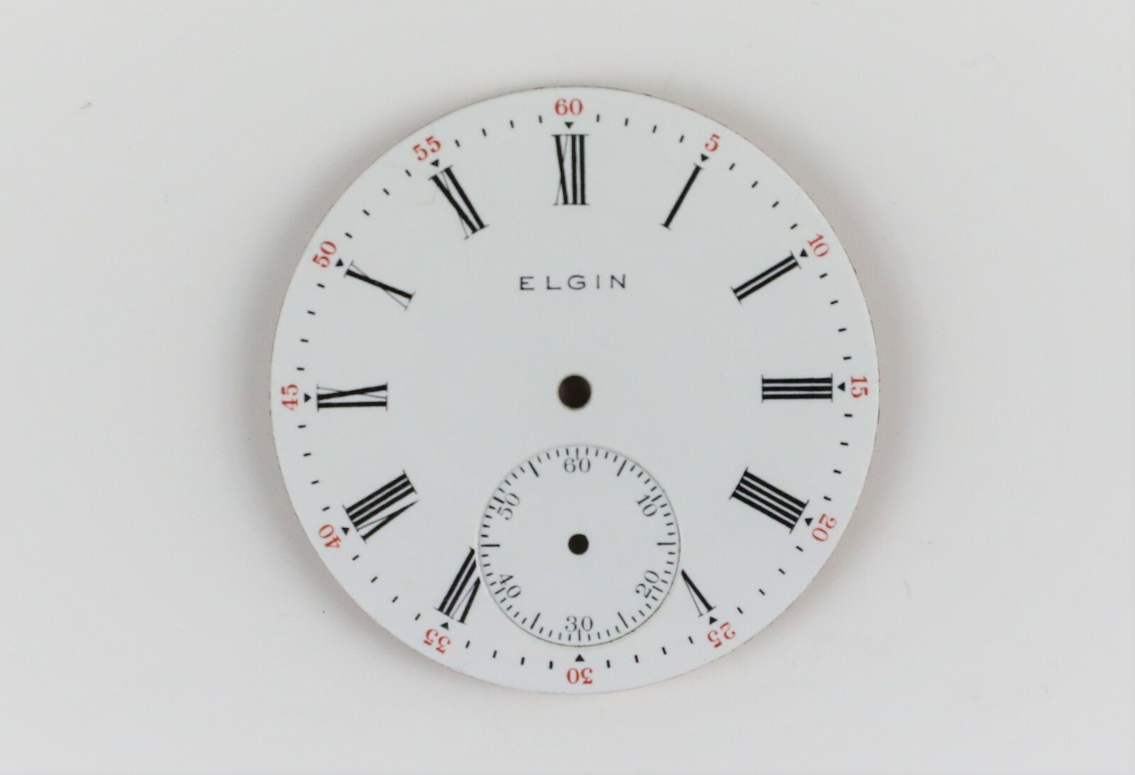 12S Elgin Pocket Watch Porcelain Dial 1055 - Gem