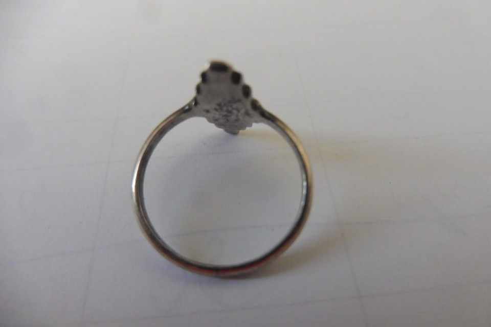 Bel Vecchio Anello, 935 Argento Con Marcasite | eBay