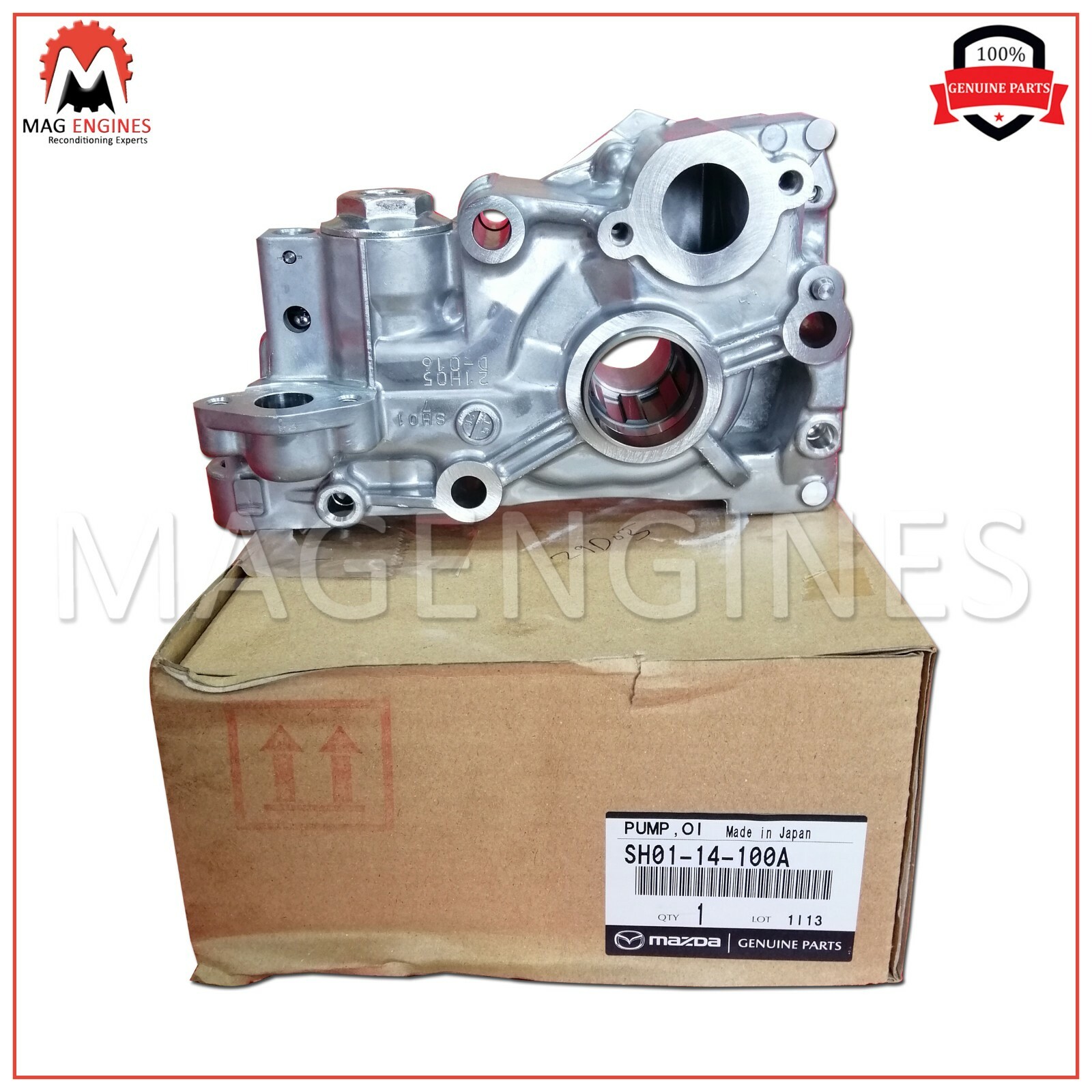 SH01-14-100A GENUINE OEM OIL PUMP MAZDA SH01 SHY1 FOR MAZDA 6 3 SERIES ...