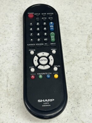 Tested Genuine Sharp GA603WJSA LCD TV Wireless Remote Control Unit ...