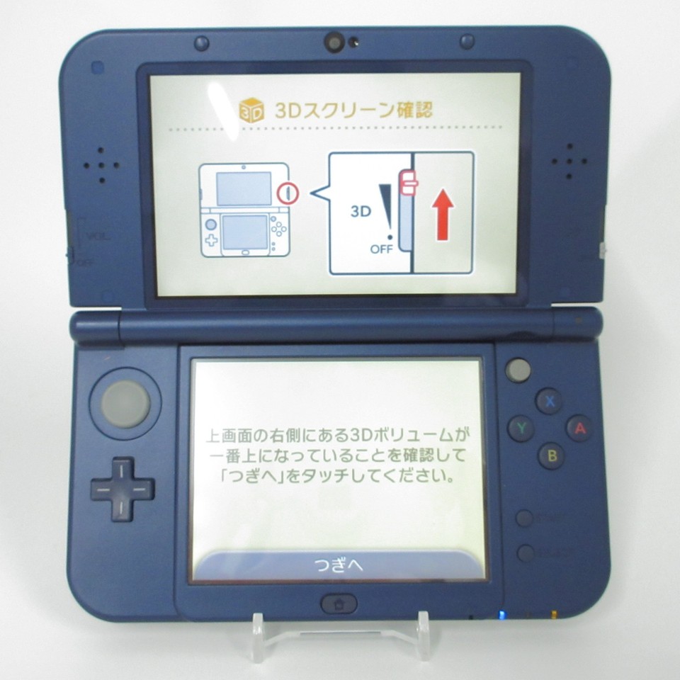 【Near Mint】Nintendo New 3DS LL XL Metallic Blue Console Only Japanese ...