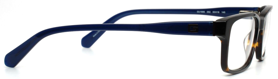 GUESS GU1906 052 Dark Havana Unisex Rectangle Eyeglasses 53-18-145 B:34 ...