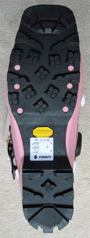 NEW CRISPI SKWO:L 4 WHITE PINK ATF (ALPINE TOURING FREERIDE) BOOTS - 26 ...
