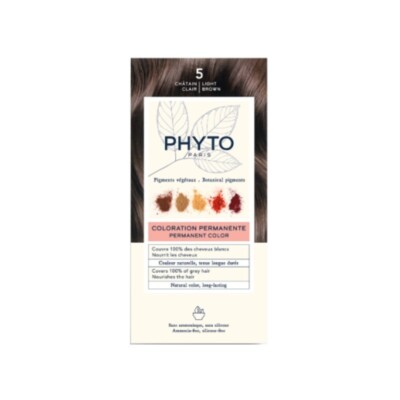 PHYTO Hair Color - Permanent Coloration N.5 Light Brown | eBay