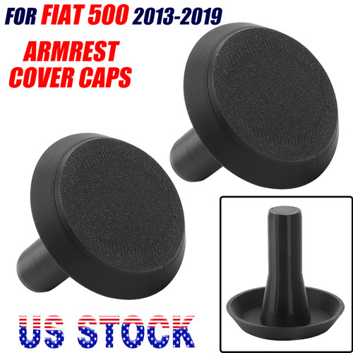 2X For 2013-19 Fiat 500 Armrest Cover Cap Replacement Armrest Caps ,3D ...