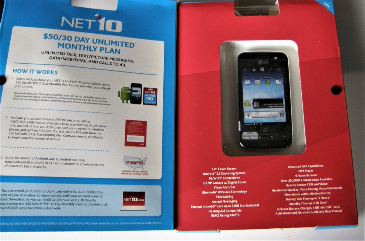 Lg Optimus Showtime Net10