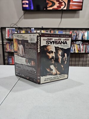 Syriana (Full Screen Edition) - DVD - VERY GOOD 🇺🇸 BUY 5 GET 5 FREE 📀 ...