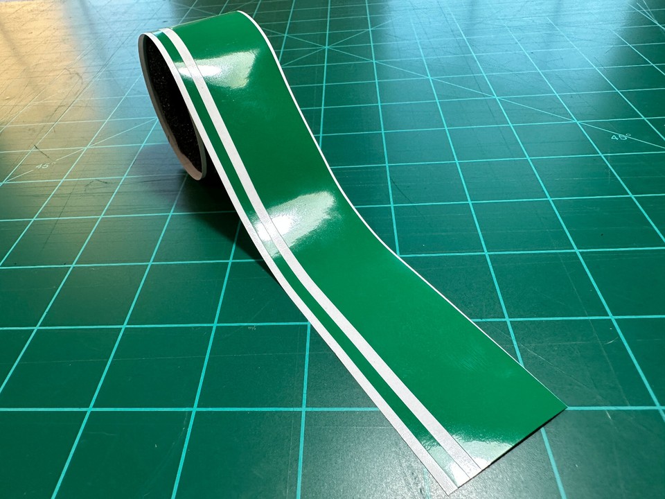 3"x72" V2 Glossy Vinyl Racing Stripes Decals Pinstripes | eBay