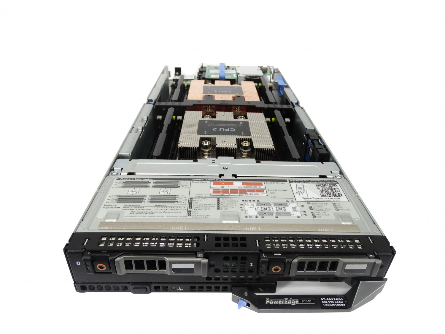 Dell PowerEdge FC630 Blade Server W/ 2x E5-2630Lv3 16GB 2x 1.6TB SAS ...