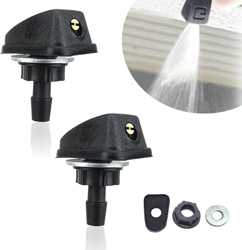 Front Windshield Washer Sprayer Nozzles Universal Replacement for Most ...