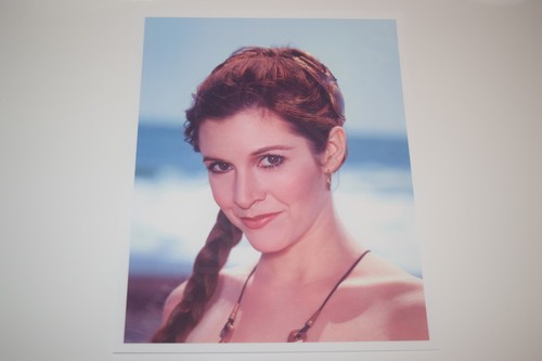 Carrie Fisher Return of the Jedi bikini beach Leia 8x10 glossy photo ...