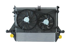 KÜHLERPAKET WASSERKÜHLER KLIMA KÜHLERLÜFTER RENAULT MASTER 2,3DCI 10 ...