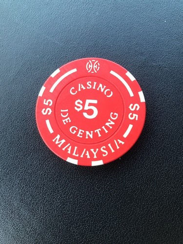 $5 Malaysia De Genting Casino Chip Red Rare (KC) | eBay