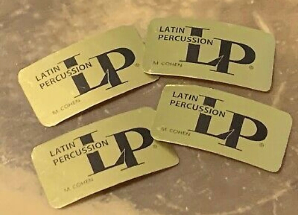 LP Latin Percussion Plates or Tag Conga Tumbadora Quinto Timbales ...
