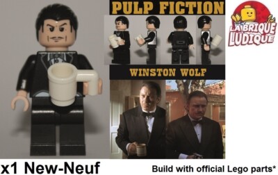 Lego Figurine Custom Pulp Fiction Winston Wolf by La Brique Ludique ...