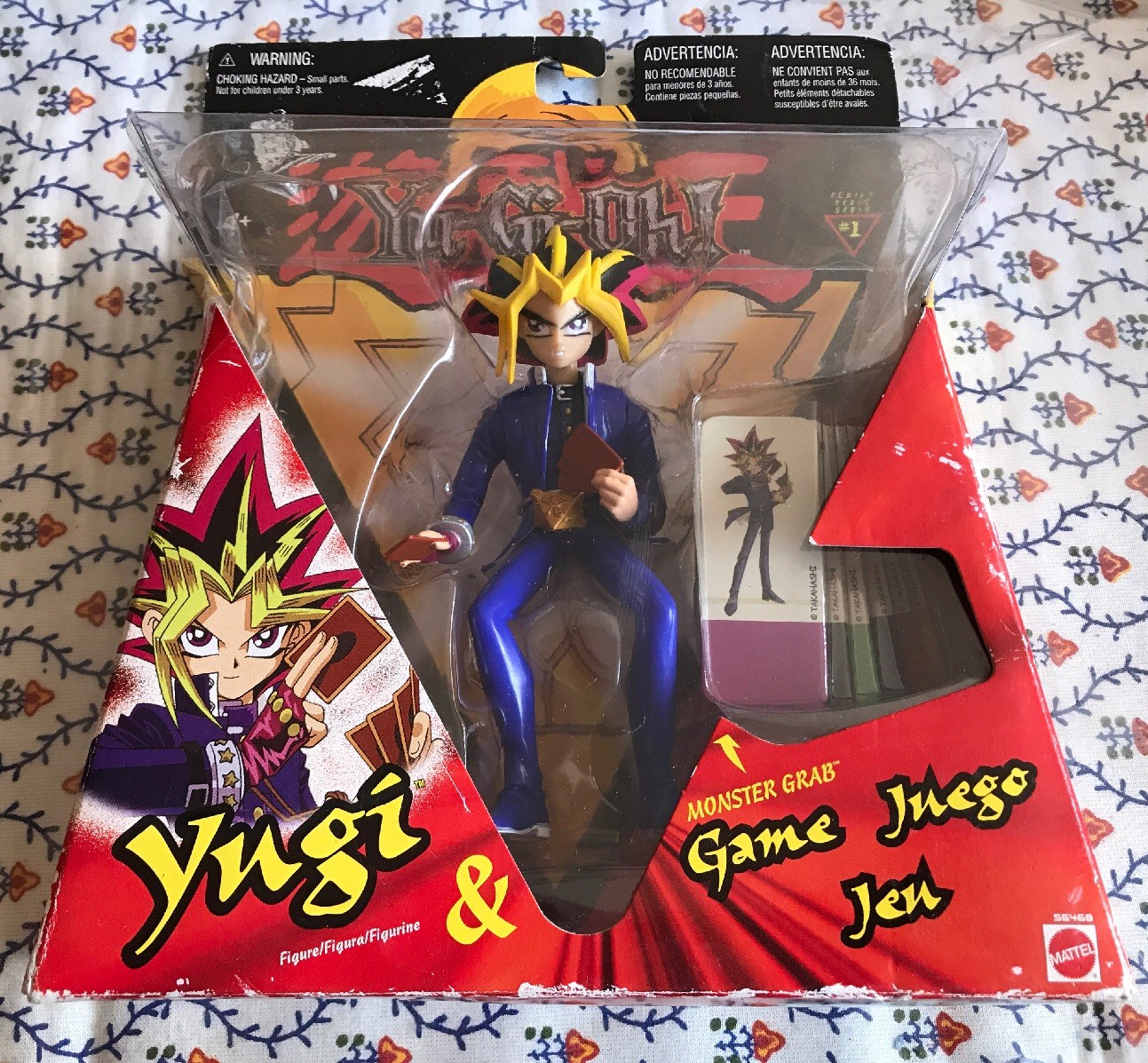 Mattel Yu-Gi-Oh! Series #1 Yugi Action Figure and Monster Grab Game ...