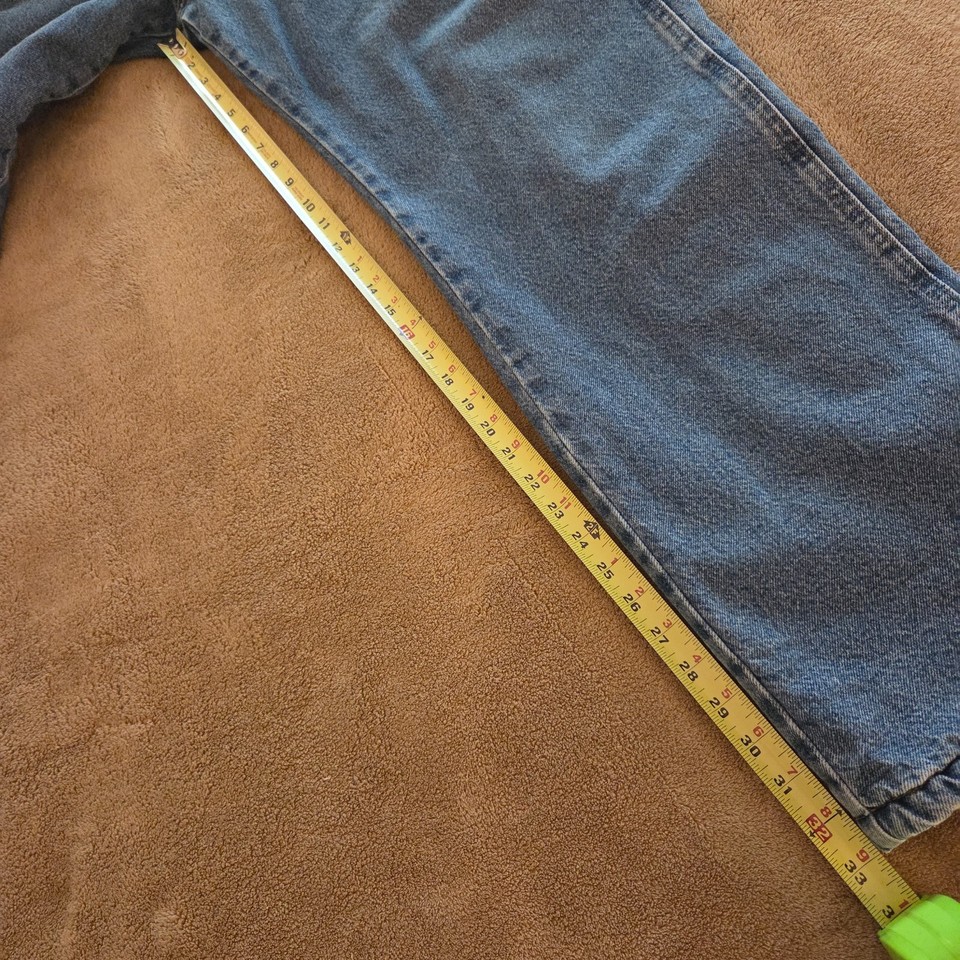Vintage Wrangler Rugged Wear Fleece Lined Jeans Mens 40x33 Blue ...