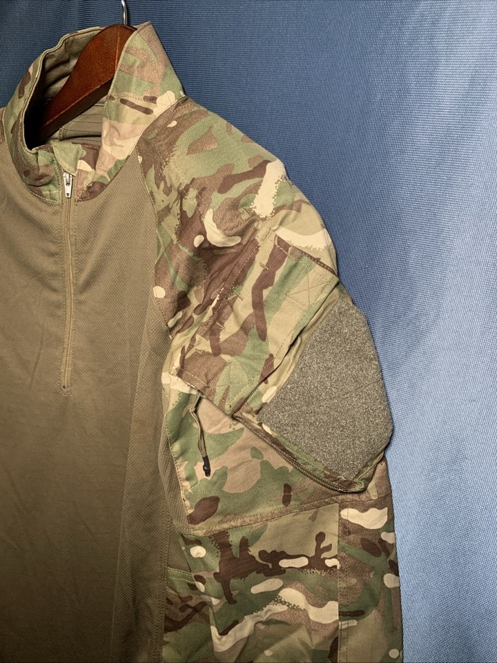 British Army UBAC Shirt 23 MTP Camo Under Body Armour Combat Top Issued ...