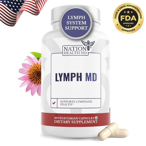 Lymph MD Lymphatic Drainage Supplement, Nation Health Lymph System ...