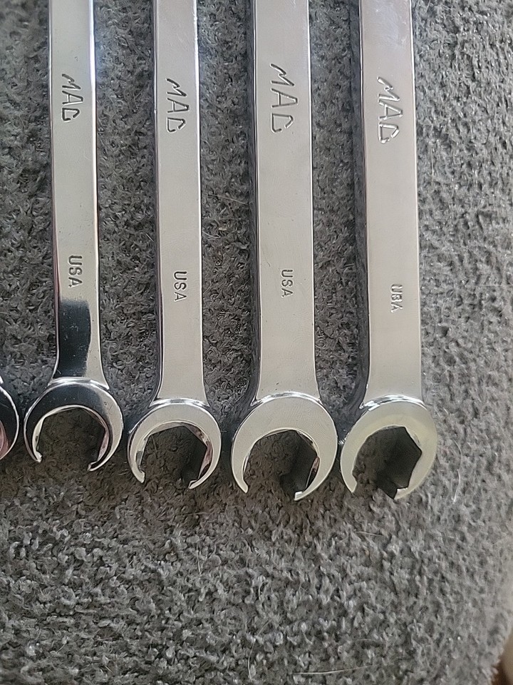 Mac Tools USA 5pc Metric Flare Nut Line Wrench Set mm | eBay