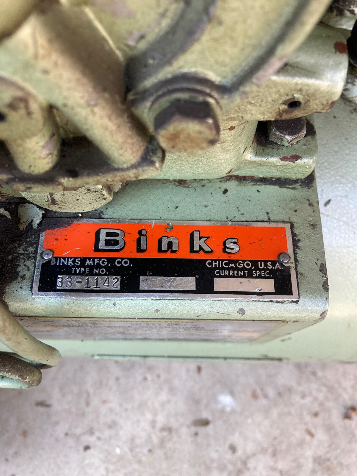 Binks / Quincy 210 Low Boy Auto Body Painting Continuous Run Air ...