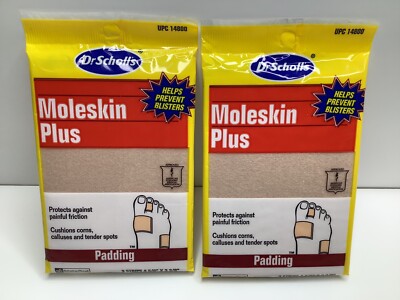 New Lot of 2 Dr. Scholls Moleskin Plus Soft Padding Cushion 3 Sheets 4 ...