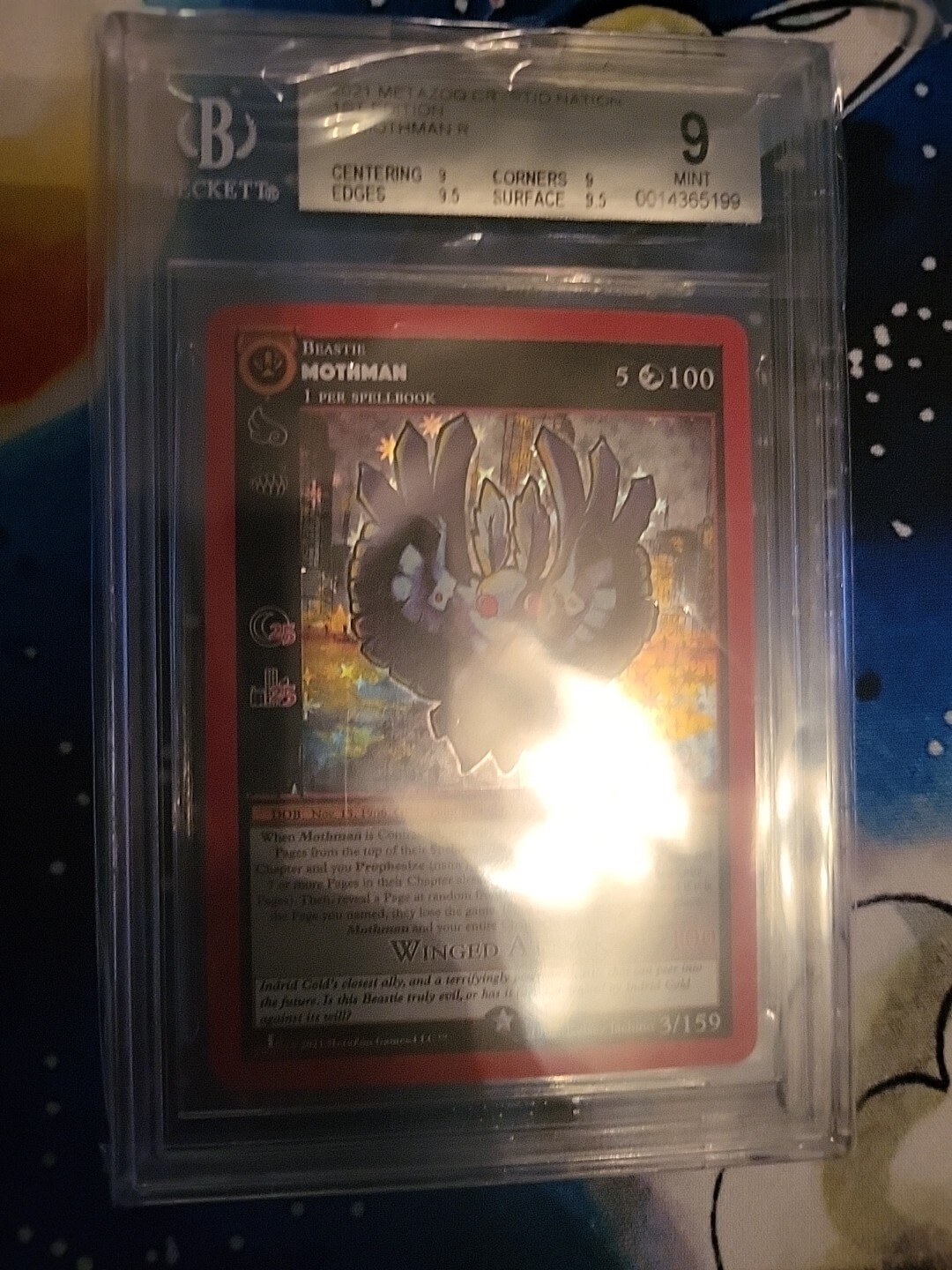 Metazoo Mothman Holo Bgs 9 1st | eBay