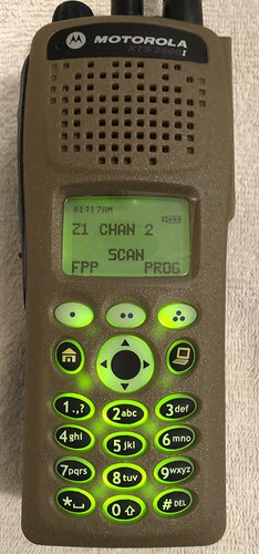 MOTOROLA XTS2500 MILITARY CAYOTE BROWN UHFH 450-520 Mhz FPP ASTRO ...