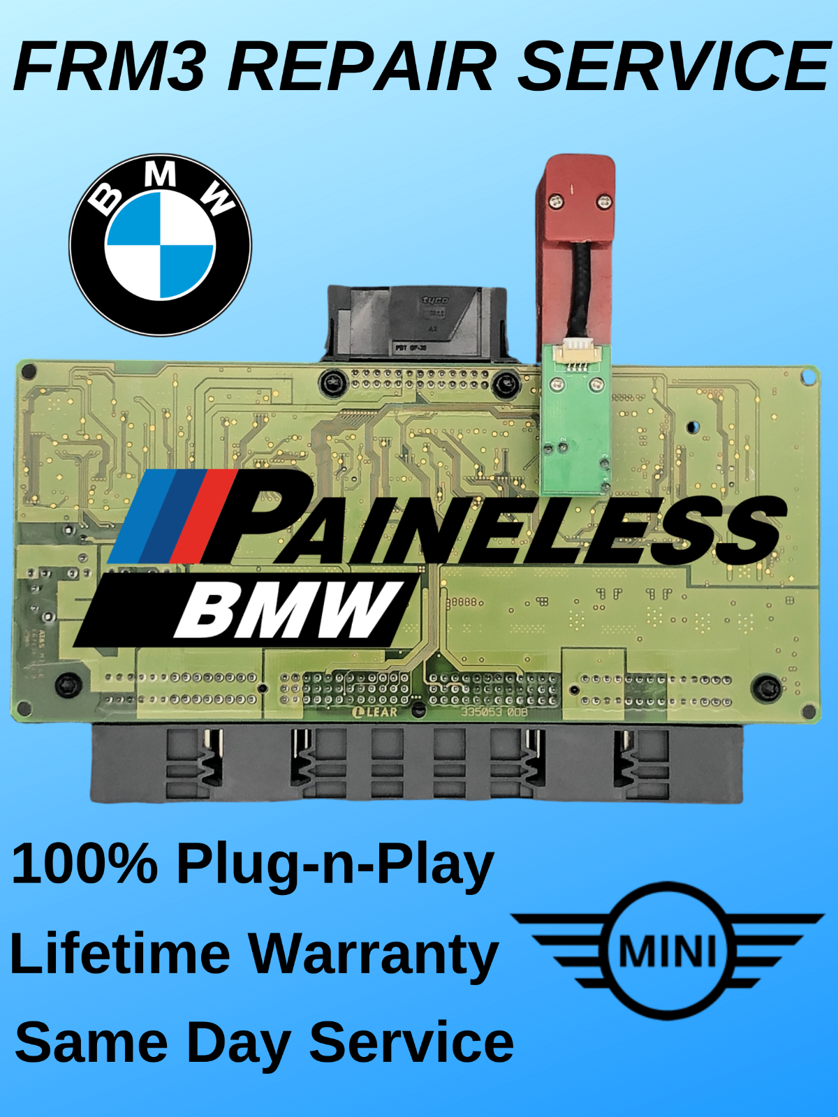 FRM3 FOOTWELL MODULE REPAIR FOR BMW/MINI--LIFETIME WARRANTY & SAME DAY ...