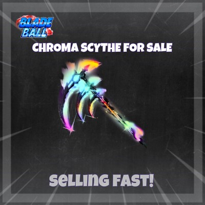 Chroma Scythe (weapon only) | ROBLOX [Blade Ball] | eBay