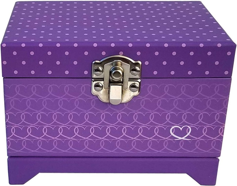My Tiny Treasures Box Company Ballerina Heart Music - Purple | eBay