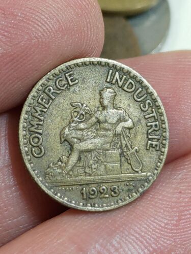FRANCE 1923 50 CENTIMES CHAMBERS DE COMMERCE de French coin Free UK ...