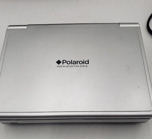 Polaroid Portable DVD Player Silver W/ Power Cable & Carrying Case | eBay