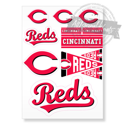 Cincinatti Reds MLB Baseball A4 Printed Vinyl Decal Sticker High ...