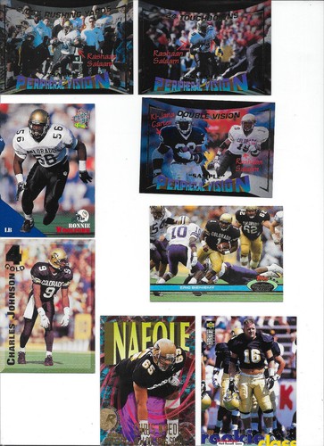 COLORADO BUFFALOES CARD LOT CHRIS NAEOLE ROOKIE RASHAN SALAAM DEION ...