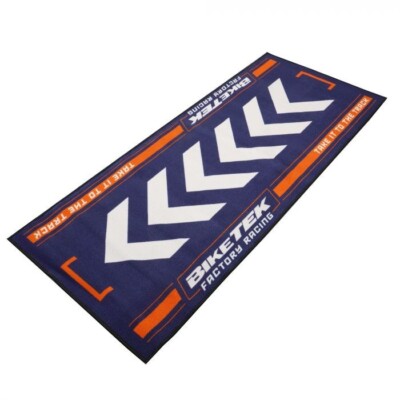BIKETEK FACTORY RACING GARAGE MAT IN ORANGE SERIES 7 190X80CM | eBay UK