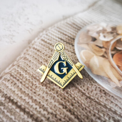 Masonic Lapel Pins Freemasonry Badge Mason Freemason G Zinc Alloy ...