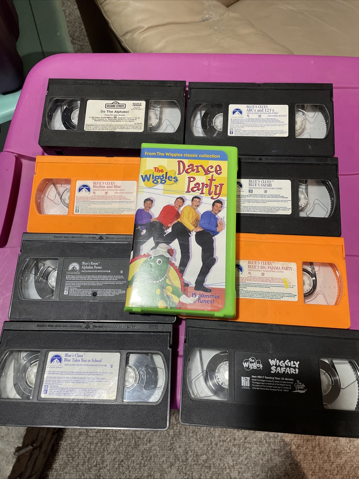 Lot of 9-90’s VHS Kids Movies & Shows | Grelly USA