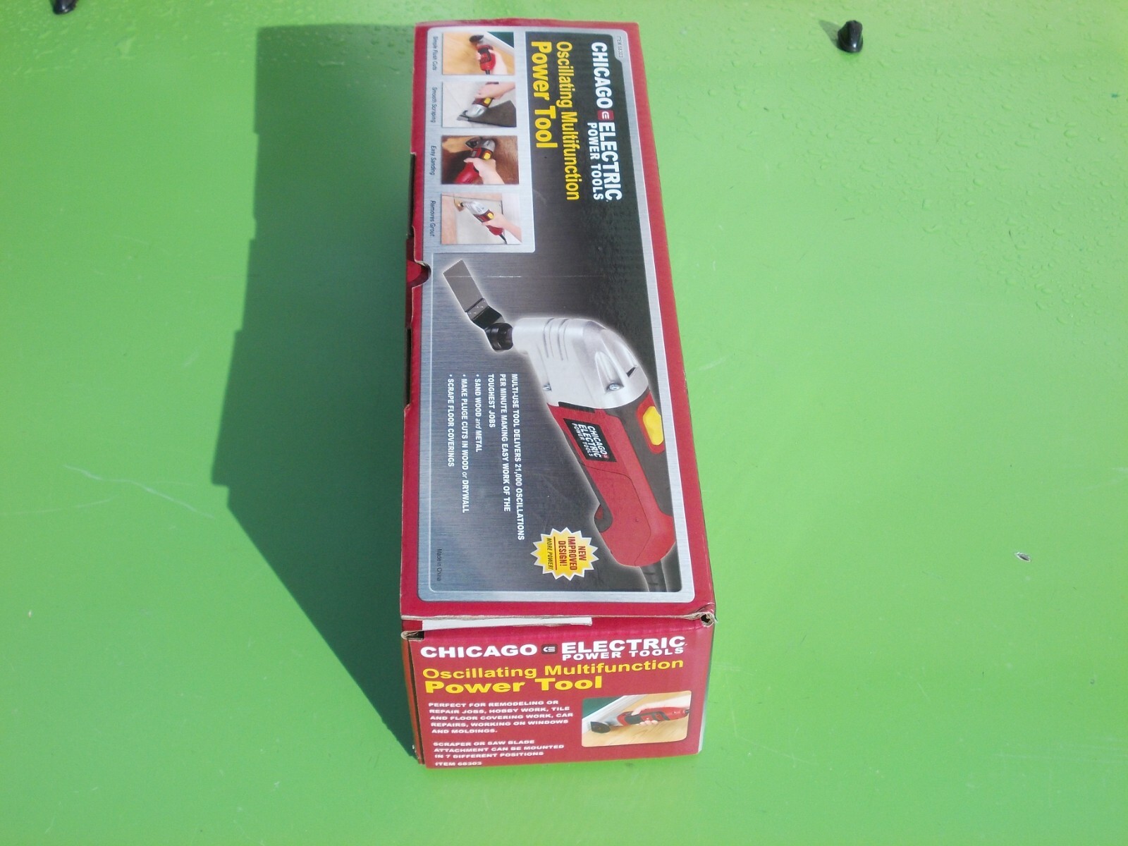 CHICAGO ELECTRIC OSCILLATING MULTIFUNCTION POWER TOOL 68303 W/ BLADE ...