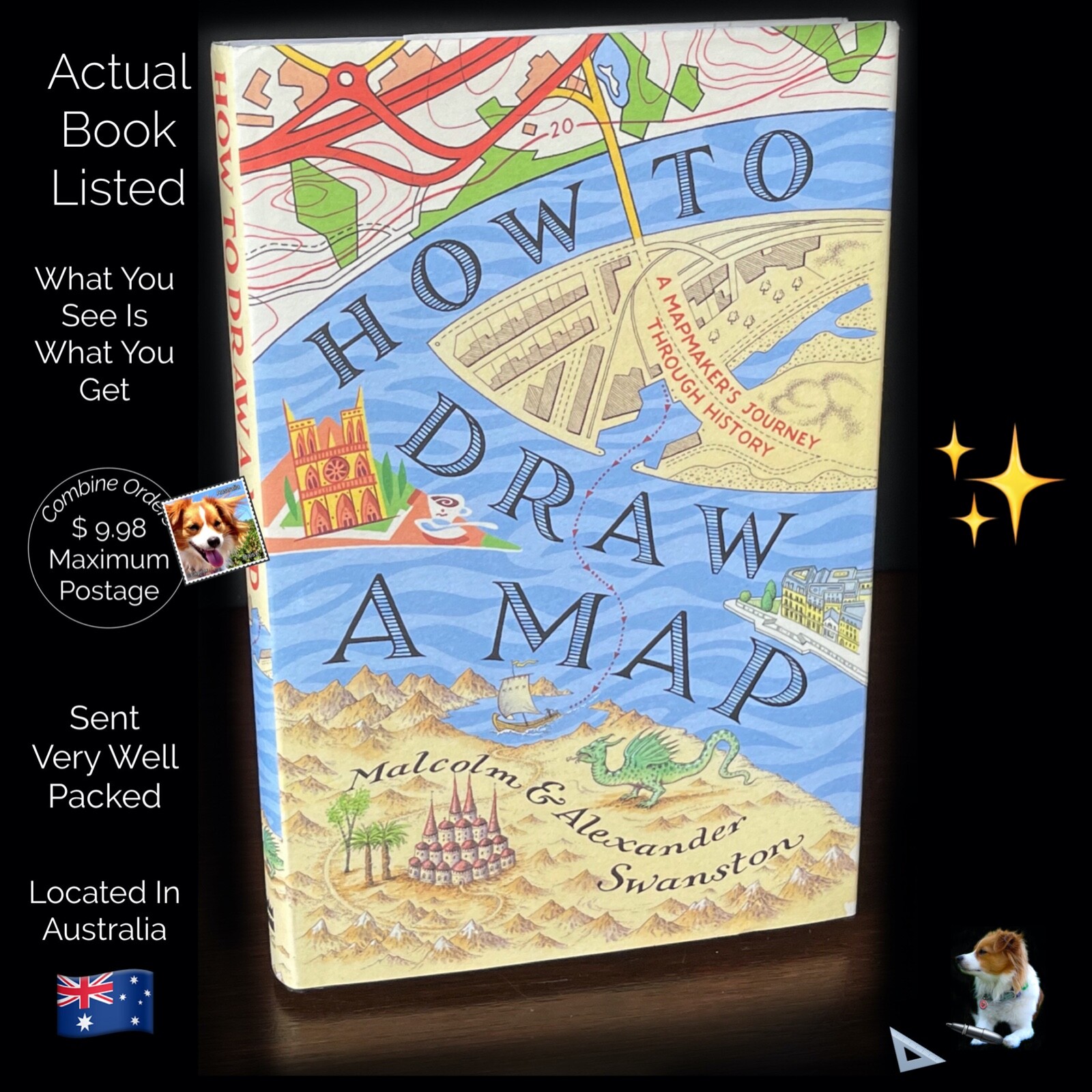 How to Draw a Map Malcolm & Alex Swanston History Of Maps Hardcover 2019 | eBay Australia