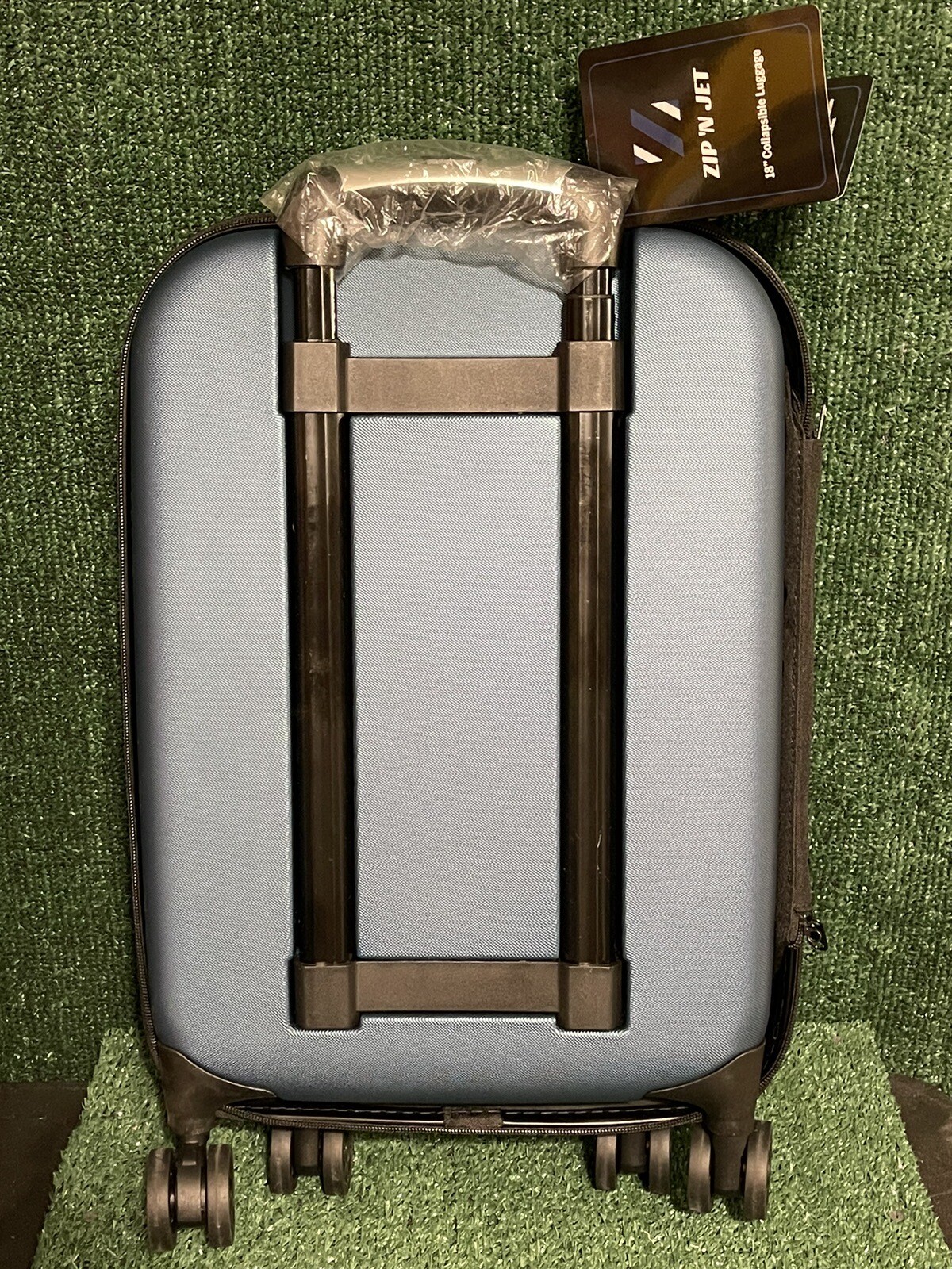 Zip N Jet 18” Collapsible Luggage Rolling Blue New With Tags Fast ...