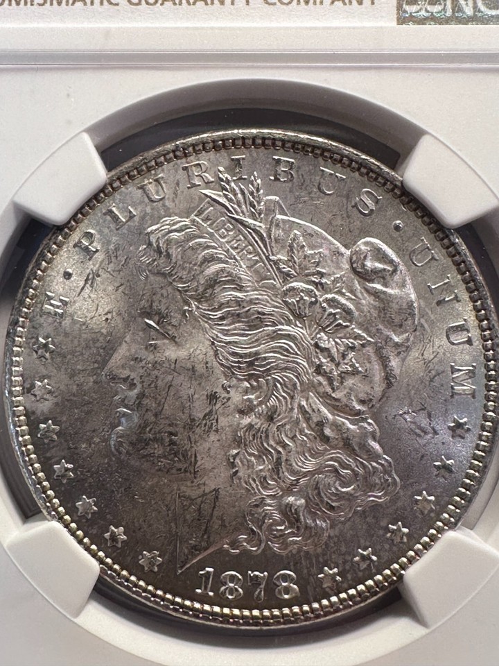 1878 Morgan Silver Dollar 7/8 TF Strong $1 NGC MS62 | eBay