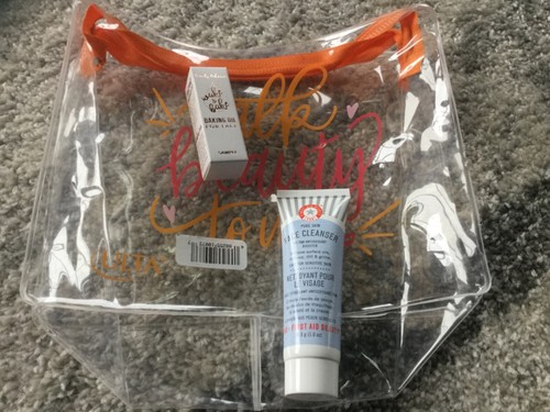 BRAND NEW ULTA Beauty Clear Makeup Bag plus EXTRAS -NEW | eBay